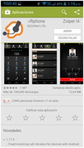 Configuración de Softphone Zoiper para Android - Adaptix Networks S.A. de C.V.